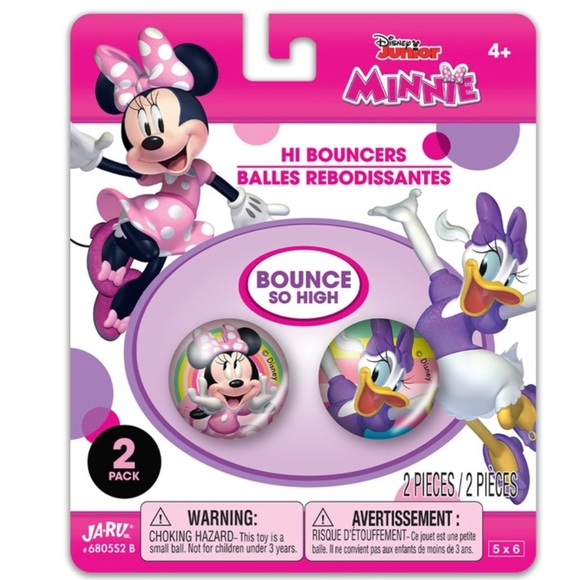 Disney | Toys | Disney Junior Minnie Bouncer Balls 2pack Minnie Mouse ...